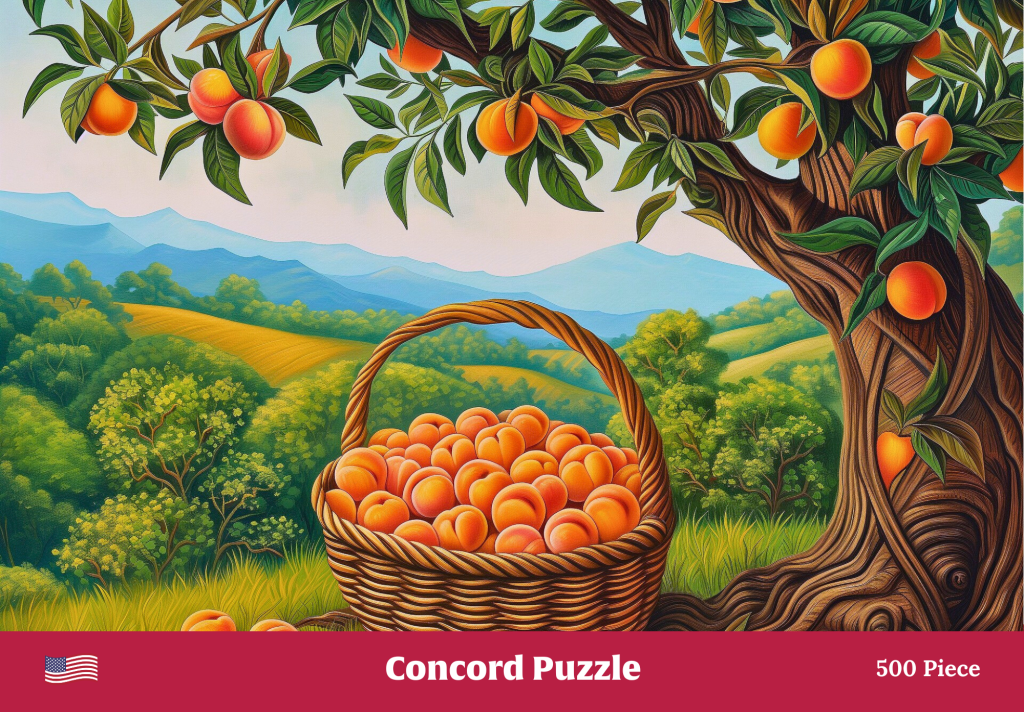 Countryside Peaches 500 Piece Puzzle - Concord Puzzle